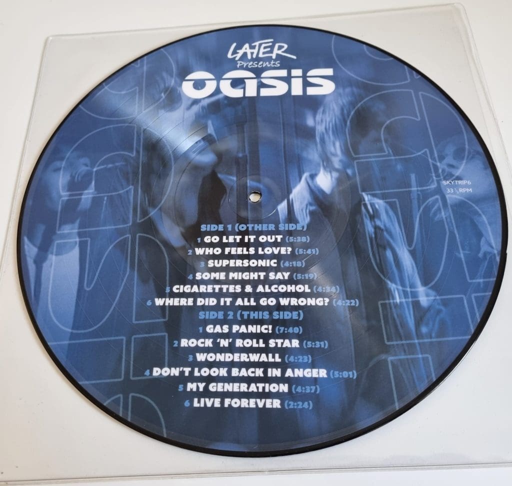 OASIS – Later Presents OASIS (Picture Disc) – LP Vinyl Album