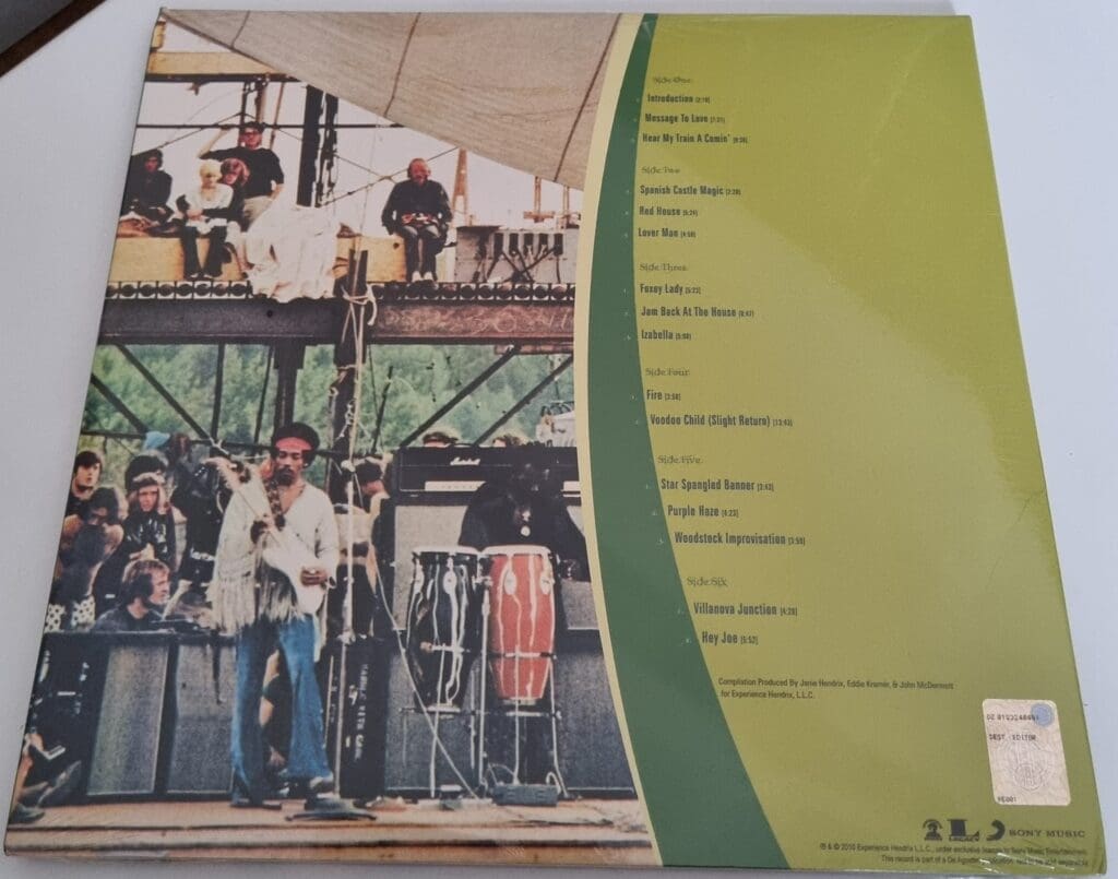 Jimi Hendrix – Live At Woodstock (Triple Album) LP Record Vinyl