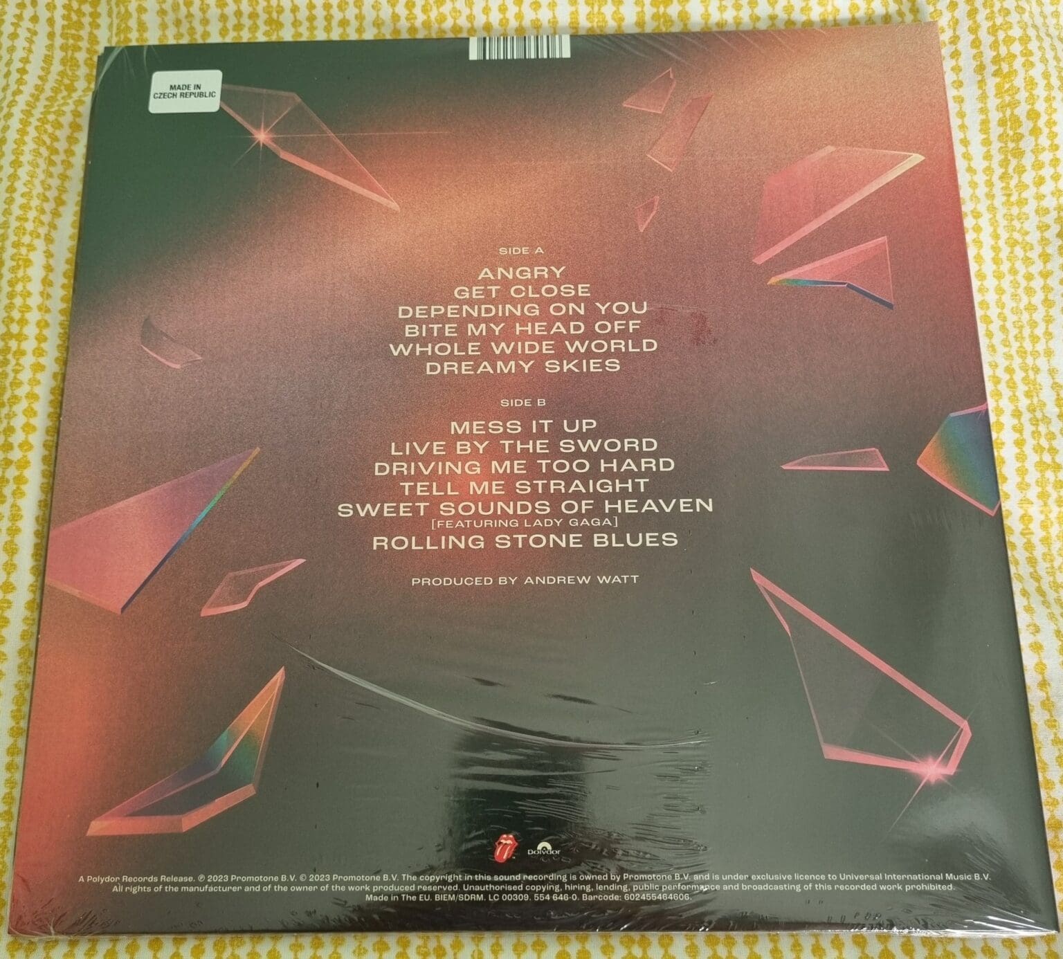 Rolling Stones – Hackney Diamonds (Clear Vinyl (LP RECORD ALBUM)